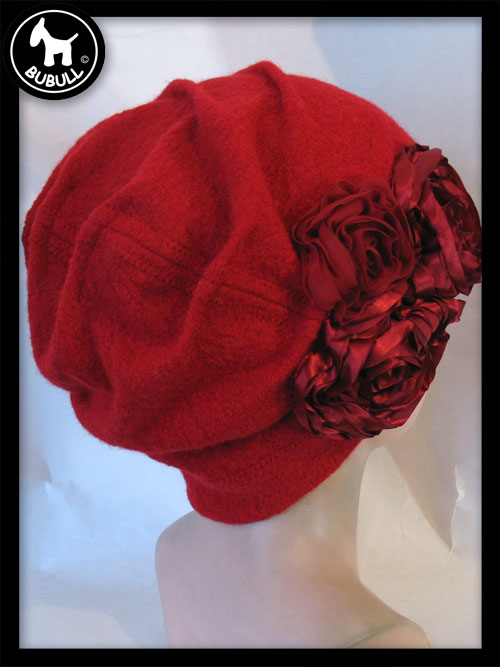 Bonnet rouge laine bubull.fr