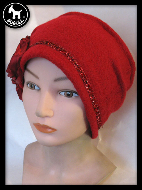 Bonnet rouge laine bubull.fr