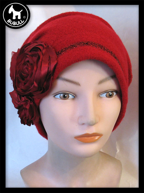Bonnet rouge laine bubull.fr