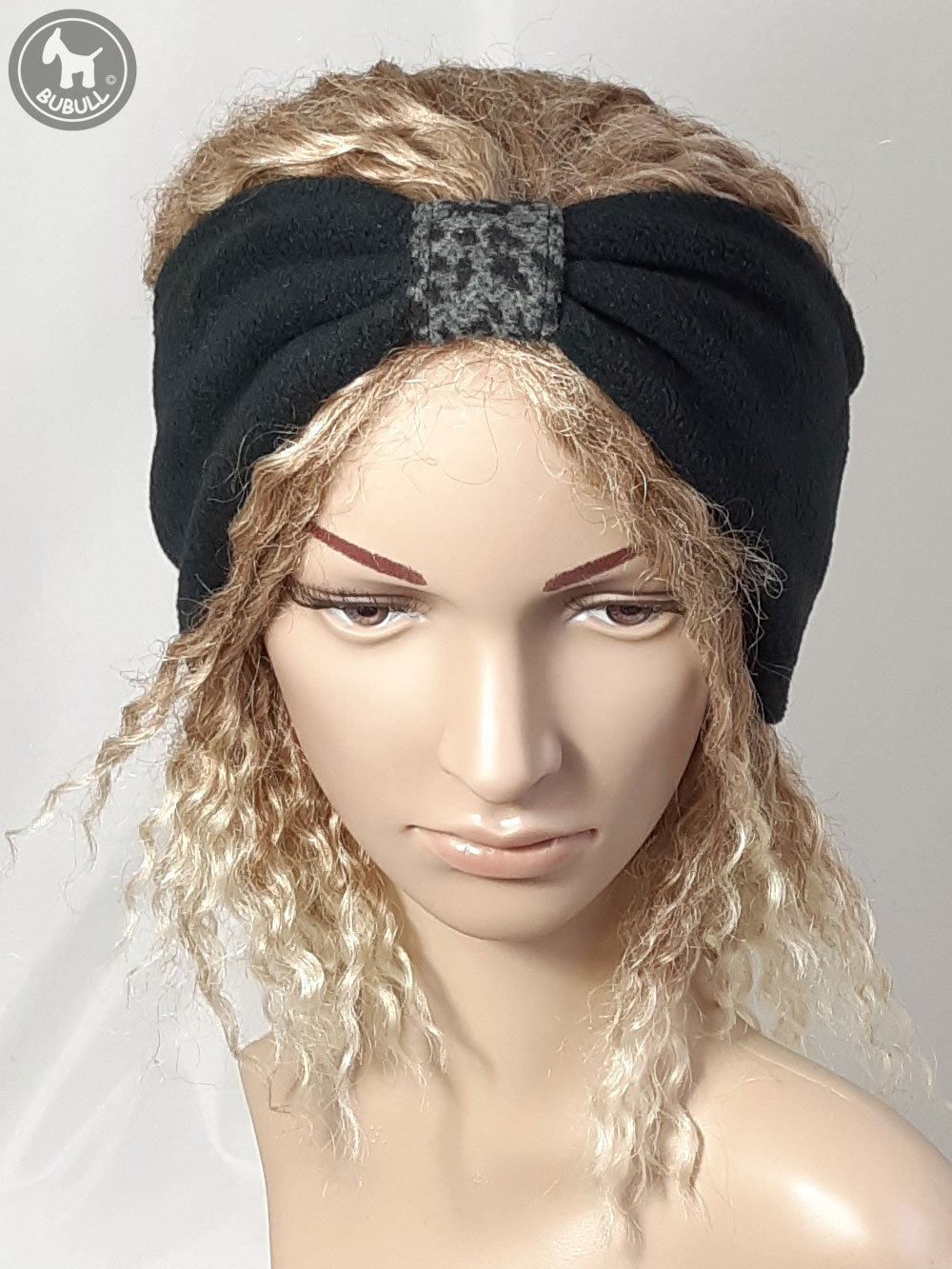 Cache-Oreilles Noir Leopard bubull.fr